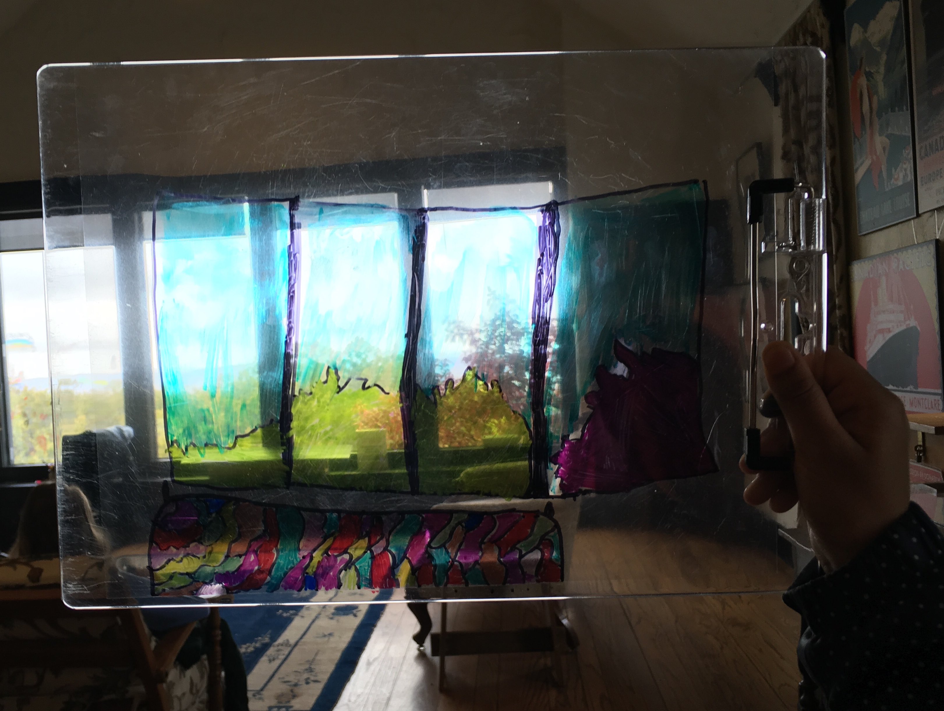 Drawing on Windows | Isabel Porto