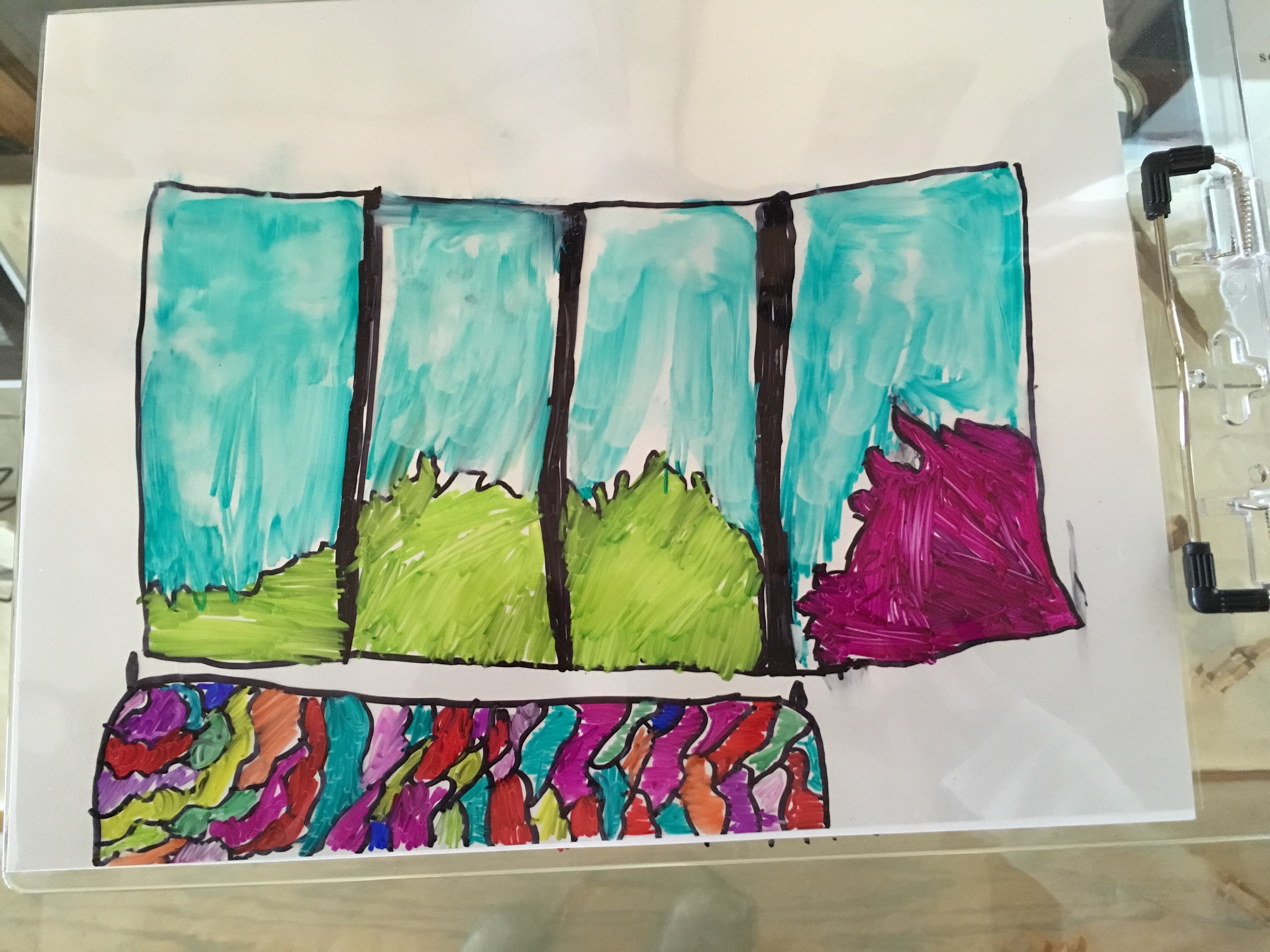 landscape tracing at the leighton art centre | Isabel Porto