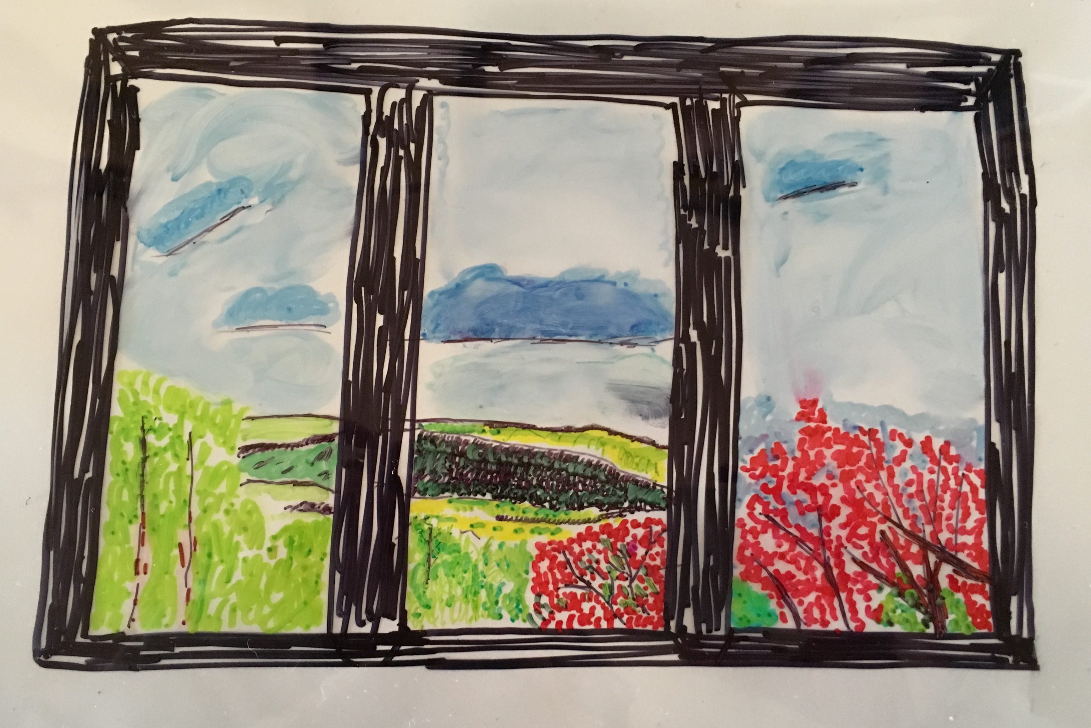 Drawing on Windows | Isabel Porto